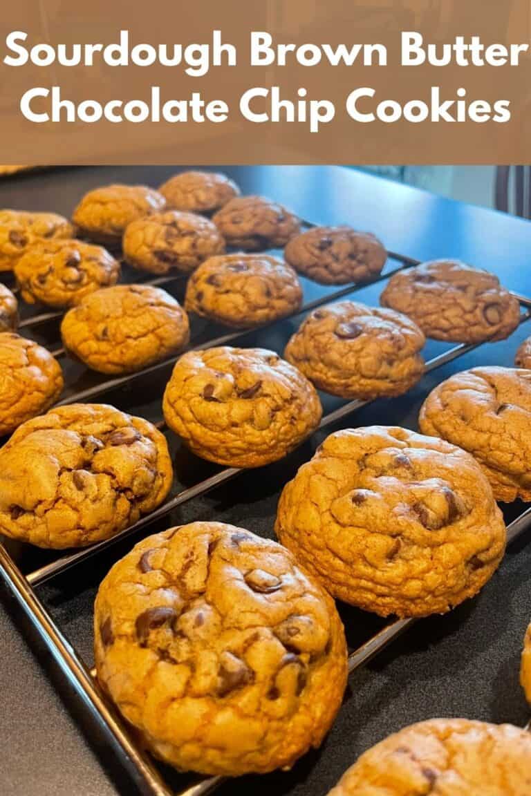 Sourdough Brown Butter Chocolate Chip Cookies - Grant Bakes