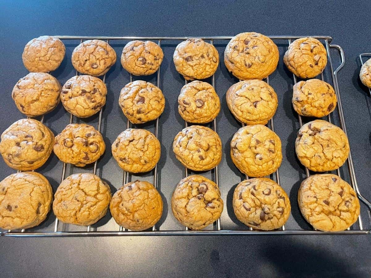 Sourdough Brown Butter Chocolate Chip Cookies - Grant Bakes